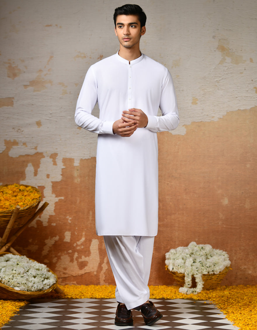 WHITE KAMEEZ SHALWAR | JJKS-AU-04-47188 – J. Junaid Jamshed AU