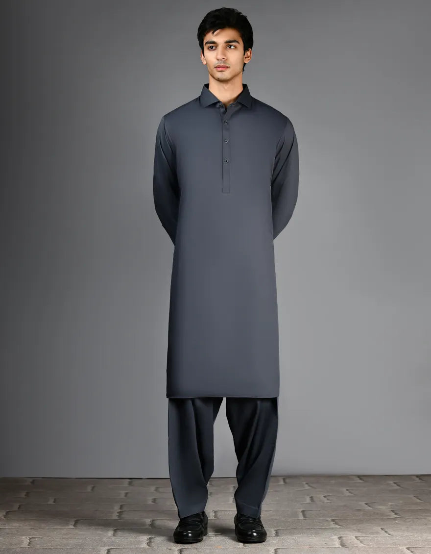 GREY BLENDED KAMEEZ SHALWAR | JJKS-A-30820-R35-AP/S25/JJ10252-PN – J ...